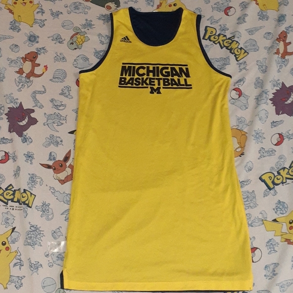 adidas | Shirts | Y2k Team Issued Reversible Adidas Michigan Wolverines ...